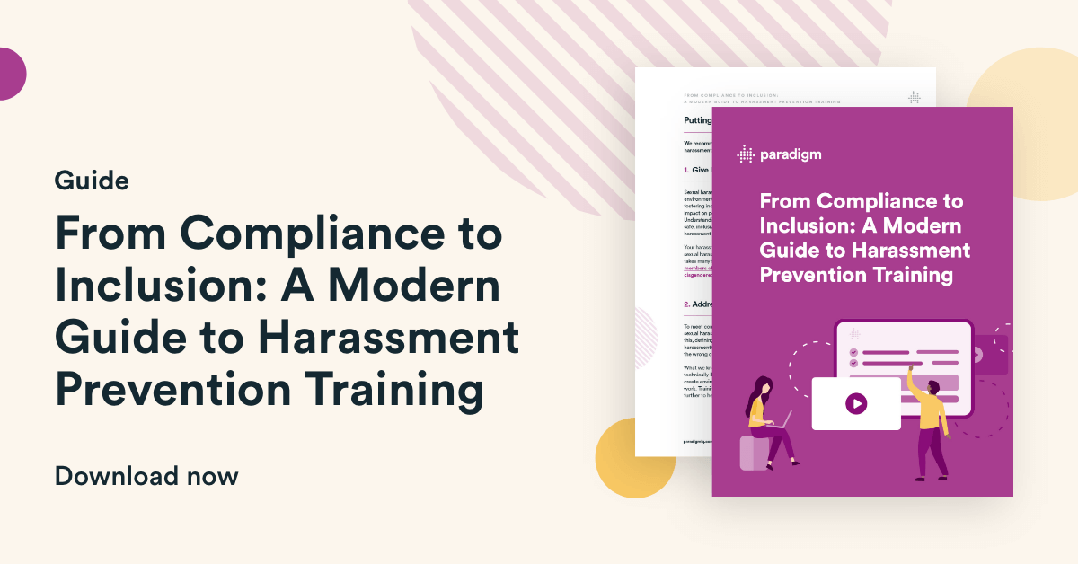 From Compliance to Inclusion: A Modern Guide to Sexual Harassment Training