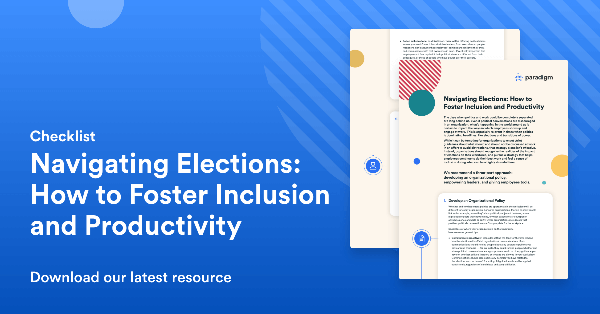 Navigating Elections: How to Foster Inclusion and Productivity Download