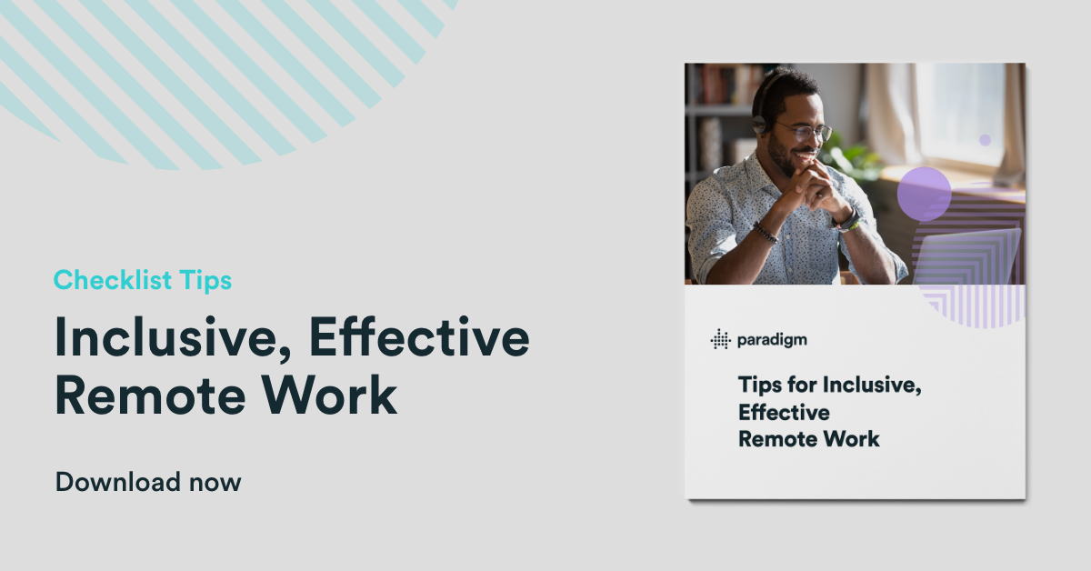Tips for Inclusive, Effective Remote Work