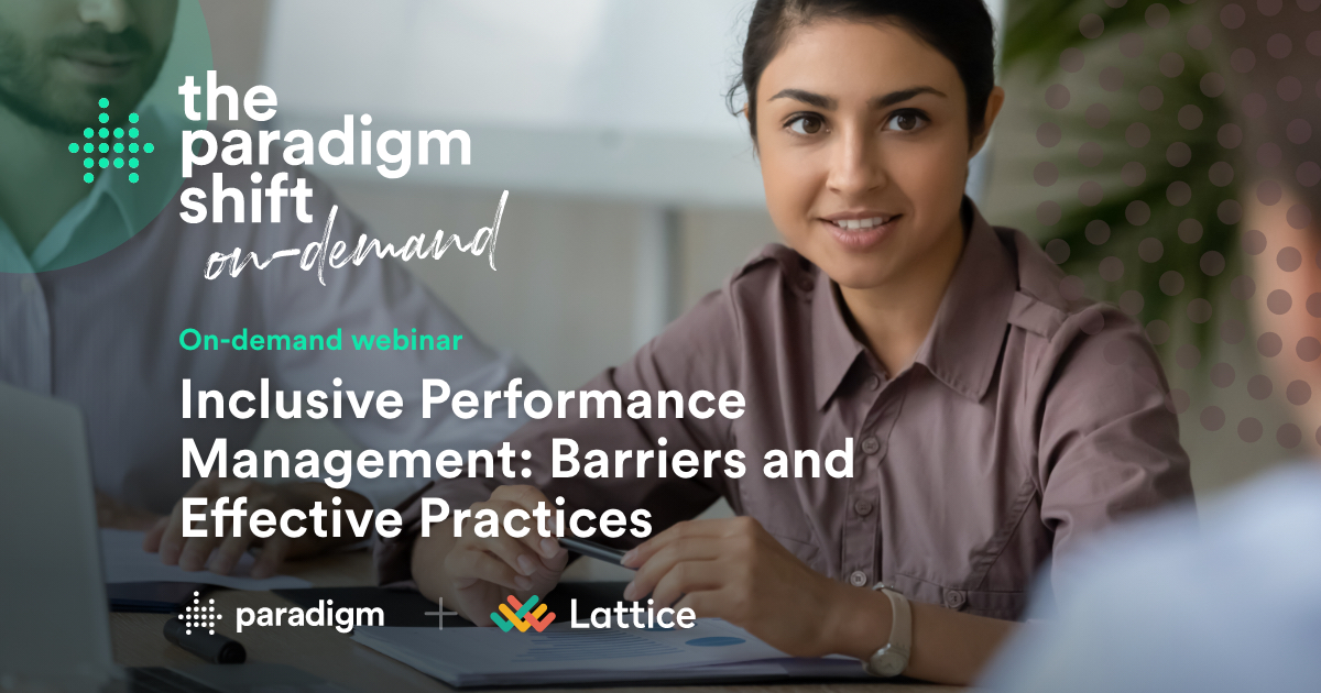 Inclusive Performance Management: Barriers and Effective Practices